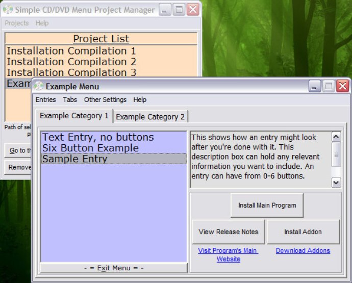 Simple CD/DVD Menu - Download & Review