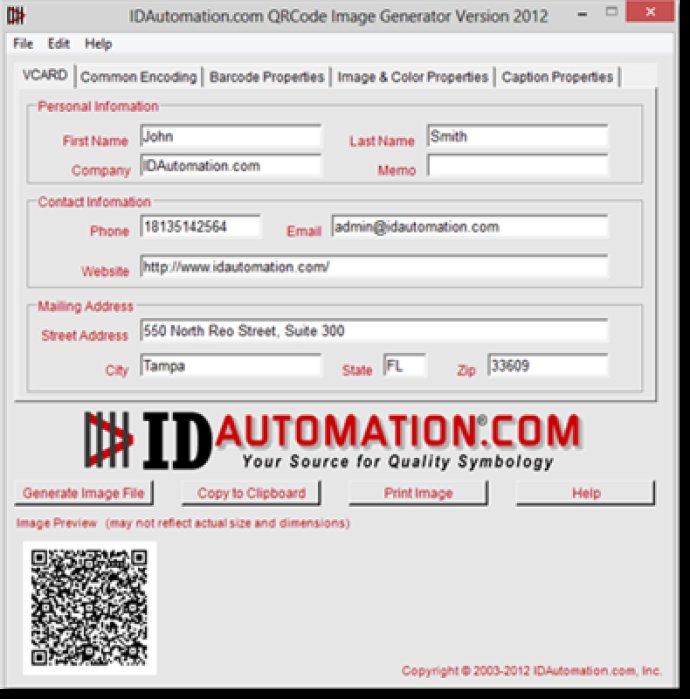 Linear + 2D Barcode Image Generator Free Download