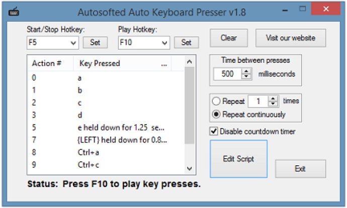 Auto Keyboard Presser by Autosofted - Download & Review