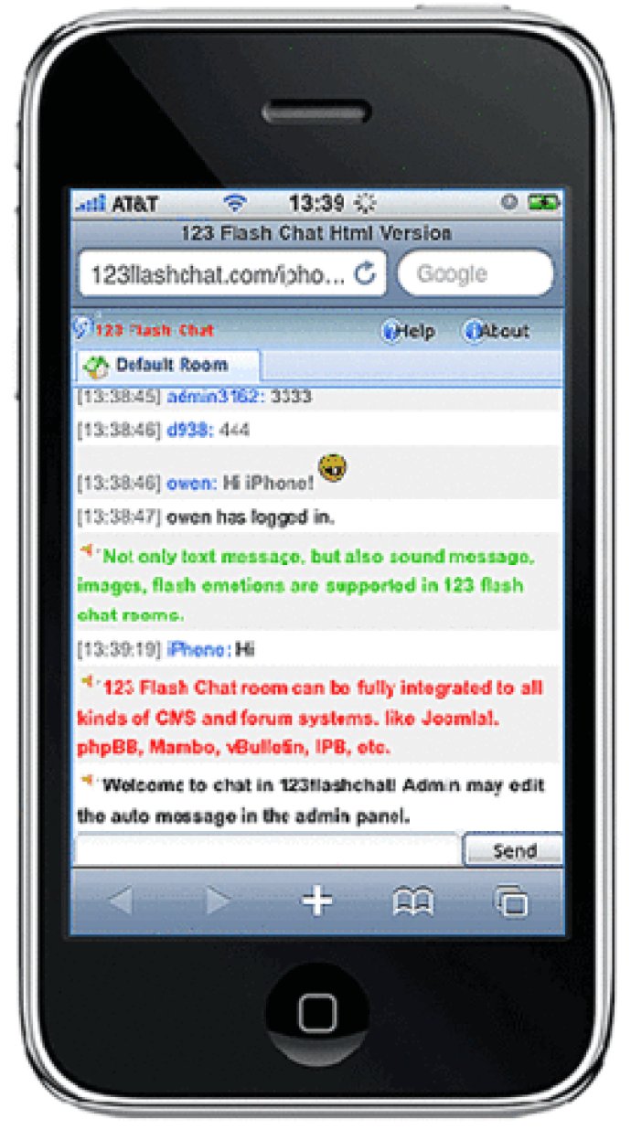 iPhone Chat Server by 123FlashChat - Download & Review